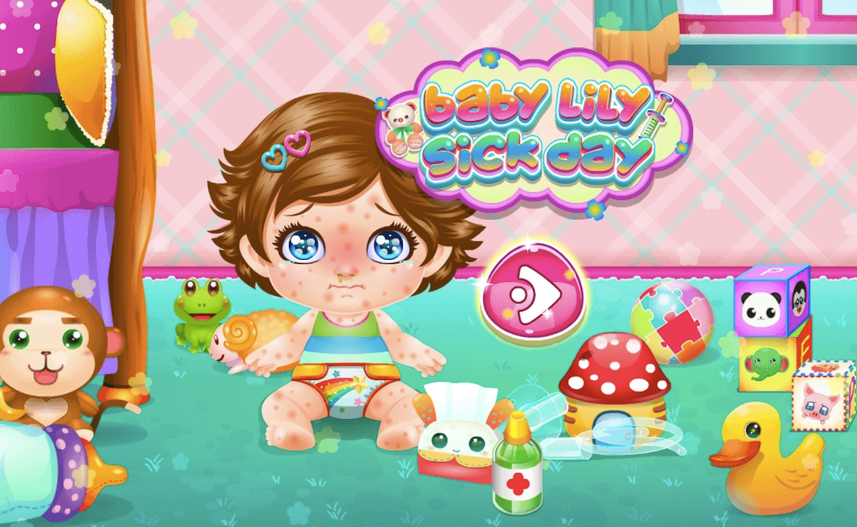 Baby Lily Sick Day 🕹️ Igraj brezplačno na Play123
