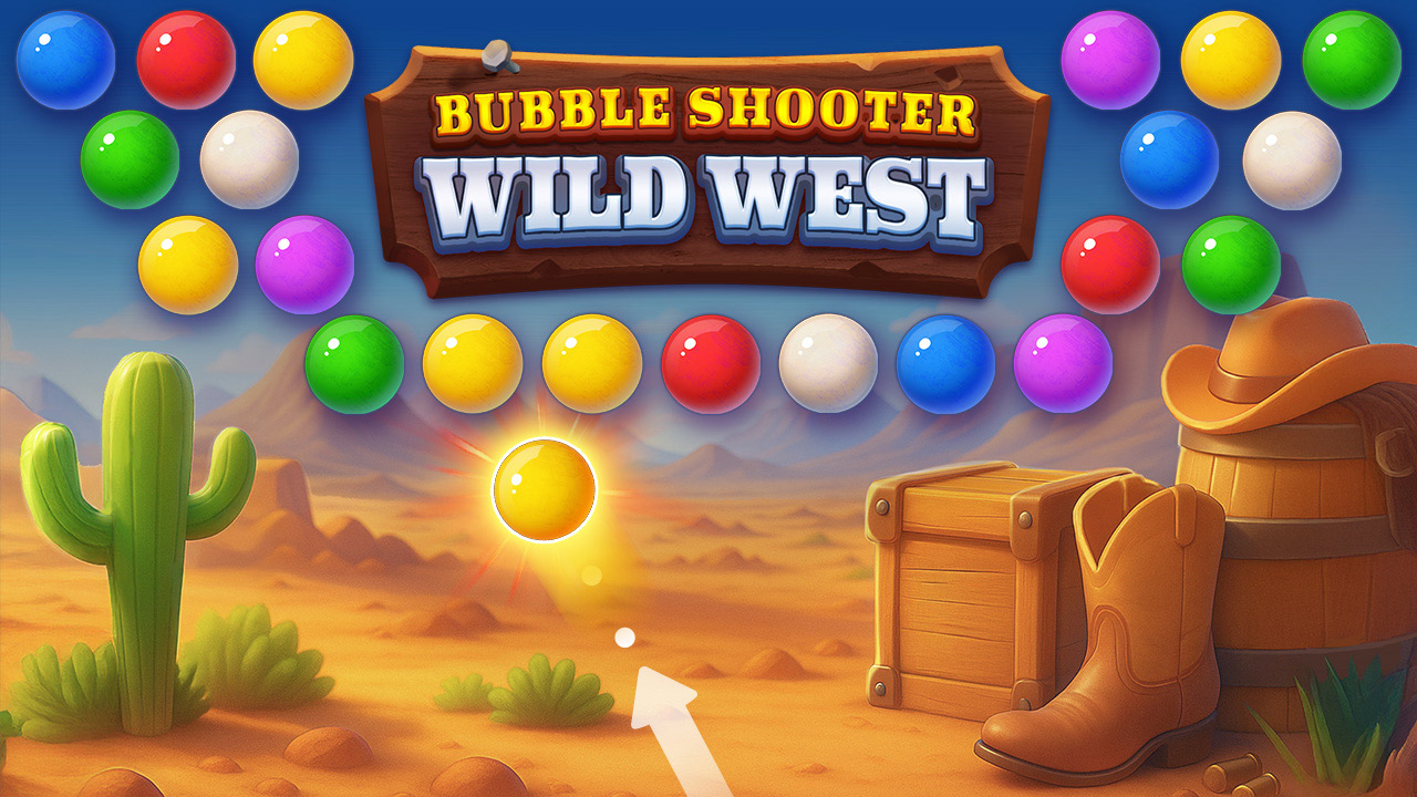 Bubble Shooter Wild West 🕹️ Igraj brezplačno na Play123