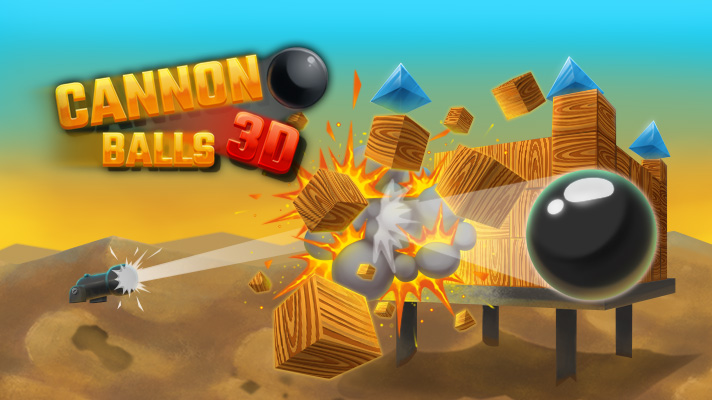 Cannon Balls 3D 🕹️ Igraj brezplačno na Play123