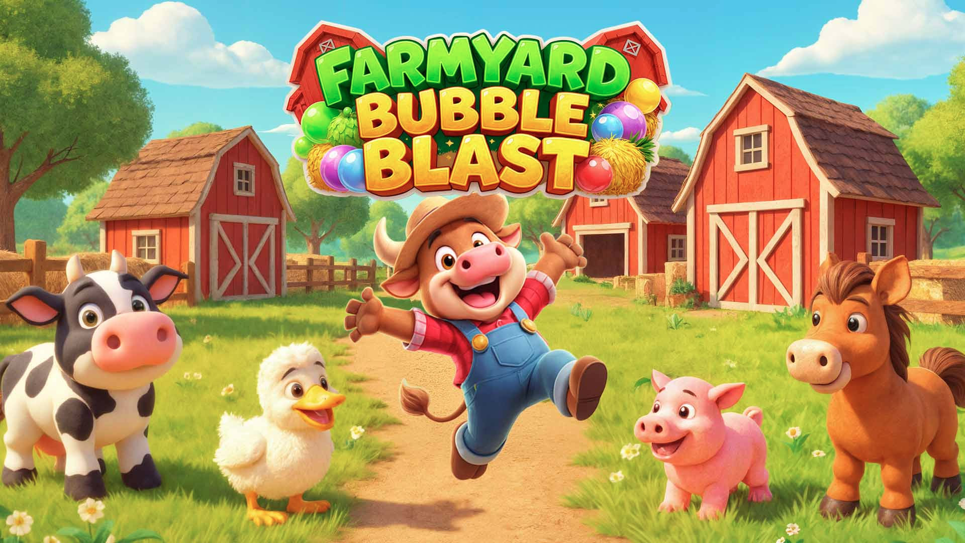 Farmyard Bubble Blast 🕹️ Igraj brezplačno na Play123