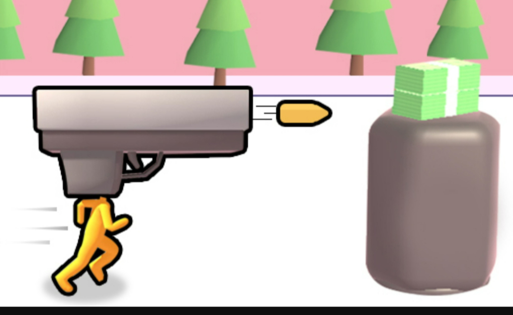 Gun Head Run 🕹️ Igraj brezplačno na Igre123