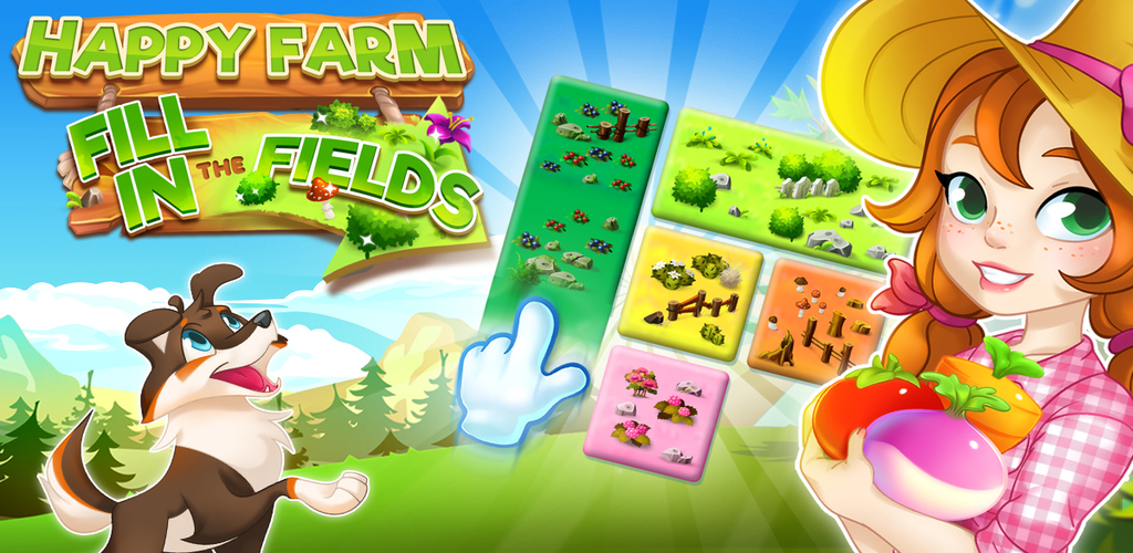 Happy Farm: Fill in the Fields