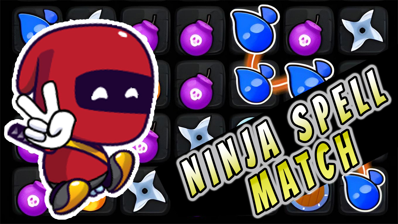 Ninja Spell Match 🕹️ Igraj brezplačno na Play123