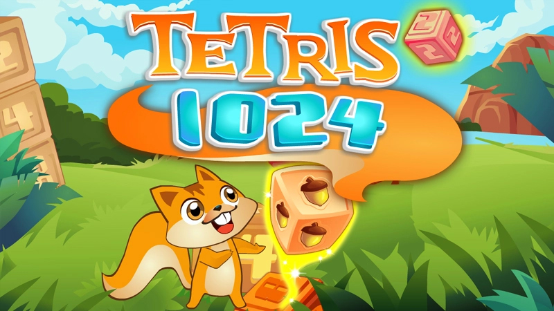 Tetris 1024 🕹️ Igraj brezplačno na Play123