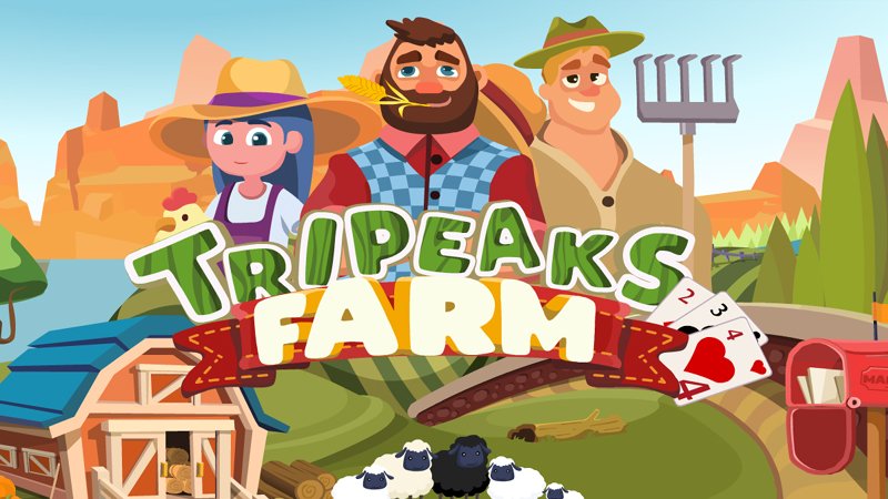 Tripeaks Farm 🕹️ Igraj brezplačno na Igre123